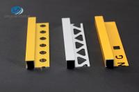 China Anodized Aluminium Edge Trim Profiles With Hole Punched 0.7-2mm Thickness for sale