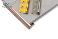 China Aluminium 6063 Tile Trim Corner Trim Anodized 15mm GB Approved Alu6063 T5 for sale