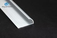 China Round Corner Aluminium Corner Profiles , 12mm Aluminium Edge Trim Profiles for sale