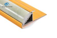 China Round Aluminium Corner Profiles Anodized Surface with PVC marbling for sale