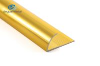 China GB Aluminum Corner Profiles Decorative Quarter Round Moulding Ceramic Wall Corners Shape Edge Tile Trim for sale