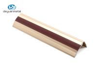 China Non Slip Aluminium Stair Nosing Edge Trim CQM Approved 3.0m Length for sale
