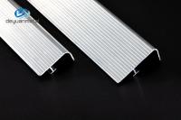 China 6463 Aluminum Stair Edge Trim T6 5mm Thickness Mill Finished Anodized for sale