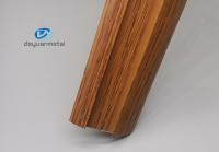 China 6063 Aluminium Stair Nosing Edge Trim 35m Height Wood Grain for sale