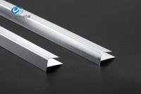 China 6463 Aluminum Stair Nosing Edge Trim F Shaped Mill Finished Anodized for sale