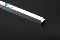 China 6463 Aluminum Stair Nosing Edge Trim F Shaped Mill Finished Anodized for sale