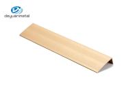 China Quick Installation 2.5m Non Slip Aluminum Stair Nosing For Safety Protection for sale