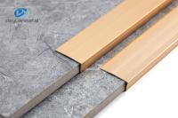 China Quick Installation 2.5m Non Slip Aluminum Stair Nosing For Safety Protection for sale
