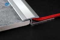 China Chrome Carpet To Tile Trim 2 Piece Screw Down Aluminum Profiles for sale