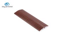 China Antislip Aluminium Floor Edge Trim 2mm Thickness 35mm Height Wood Grain for sale