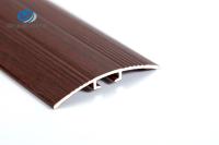 China Antislip Aluminium Floor Edge Trim 2mm Thickness 35mm Height Wood Grain for sale