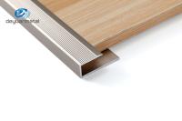 China 6063 Aluminium Floor Edging Trim Strip 1.0mm Thickness SGS Standard Floor Trim for sale
