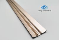 China 6463 Aluminium Floor Edging Strip , ASTM Aluminium Threshold Strip for sale