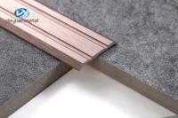 China 0.7mm Tile Floor Metal Transition Strips , 6063 aluminium floor transition strip for sale