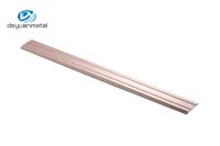 China 0.7mm Tile Floor Metal Transition Strips , 6063 aluminium floor transition strip for sale