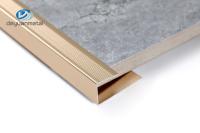 China 6063 Aluminium Floor Edge Trim T6 Tempered Anti-Slip For Home Decoration for sale