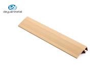 China 6063 Aluminium Floor Edge Trim Anodized 0.5mm - 2mm Thickness Elegant For Home Decoration for sale