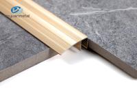 China 6063 Aluminium Floor Edge Trim Anodized 0.5mm - 2mm Thickness Elegant For Home Decoration for sale