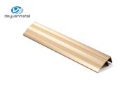 China 6063 Aluminium Floor Edge Trim Anodized 0.5mm - 2mm Thickness Elegant For Home Decoration for sale