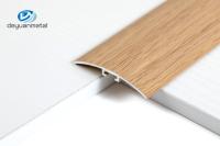 China Wood Grain 6063 Aluminium Floor Edge Trim For Threshold Decoration for sale