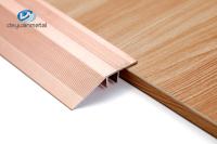 China ODM Aluminium Floor Edge Trim Alloy Floor Fluted Ramp Reducer Metal Corner Protector for sale