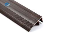 China ODM Aluminium Floor Edge Trim Alloy Floor Fluted Ramp Reducer Metal Corner Protector for sale