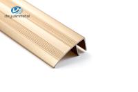China ODM Aluminium Floor Edge Trim Alloy Floor Fluted Ramp Reducer Metal Corner Protector for sale