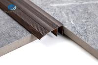 China ODM Aluminium Floor Edge Trim Alloy Floor Fluted Ramp Reducer Metal Corner Protector for sale