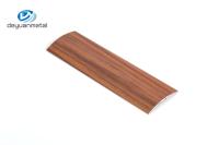 China 2mm Thickness Aluminium Floor Edge Trim Surface Treatment Wood Grain Anti Slip for sale