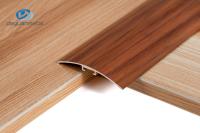 China 2mm Thickness Aluminium Floor Edge Trim Surface Treatment Wood Grain Anti Slip for sale