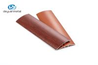 China 6063 Aluminium Tile Trim Wood Grain 45mm 50mm Height for sale