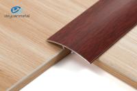 China 6063 Aluminium Tile Trim Wood Grain 45mm 50mm Height for sale