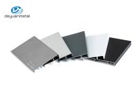 China Black Anodised Aluminium Skirting T6 Temper Water Resistant For Kitchen Cabinet Treament Brushed for sale