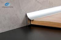 China Electrophoresis Aluminum Skirting Trim For Kitchen Decoration 0.8-1.2mm for sale