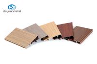 China 100mm Aluminium Skirting , 1.2mm  Aluminium Kitchen Skirting Electrophoresis powder coating wood grain for sale