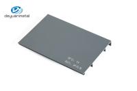 China Waterproof 6463 Aluminum Skirting Board With No Countersunk Drilled Sand Feeling Gray Color for sale