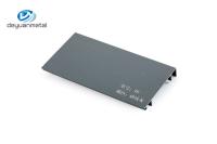 China Waterproof 6463 Aluminum Skirting Board With No Countersunk Drilled Sand Feeling Gray Color for sale