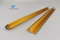 China 6063 Aluminum T Shape Profile, T Track Aluminium Extrusion 0.8-1.2mm Thickness Transition Trim for sale