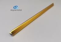 China Aluminum T Profiles Tile Trim Transition Strip For Wall Decorated for sale