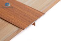 China 0.7-1.2mm Extruded Aluminum T Bar , 6463 aluminum extrusion with t slots surface treament coating with wood grain for sale