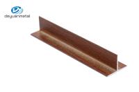 China 6063 T Slot Extruded Aluminum , 6063 aluminium profile t shape powder coating wood grain for sale