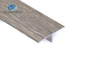 China Anodized Extruded Aluminum T Slot Channel 3.5mm Height Powder Coating Wood Grain for sale