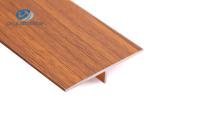 China 6063 Aluminum T Profiles Extrusion T5 Temper Polished Multiapplication Transition Trim Wood Grain for sale