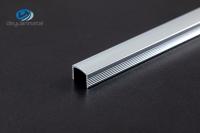 China T5 Aluminium U Profile Channel 0.8-1.2mm Thickness Anodised Polished for sale