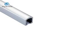 China 10mm Width T6 Aluminium U Channel Profile Bright Gold For Demarcation Line for sale
