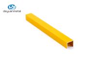 China 2.4m Length Aluminium Channel Profiles Electrophoresis Treatment Gold Color For Wall Floor Decoration for sale