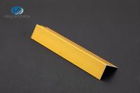 China 6063 Aluminium L Profiles 1.5mmx2mm rustproof Anodized For Decoration Trim Angle for sale