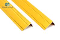 China Anodized Aluminium L Profiles Golden Color 2.5m Length Alu6063 Material for sale