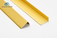 China Extruded L Shaped Aluminium Edging Strip 13mmx2mm 6063 T5 Alu Trim Angle for sale