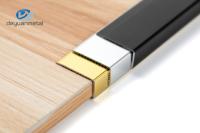China Extruded L Shaped Aluminium Edging Strip 13mmx2mm 6063 T5 Alu Trim Angle for sale